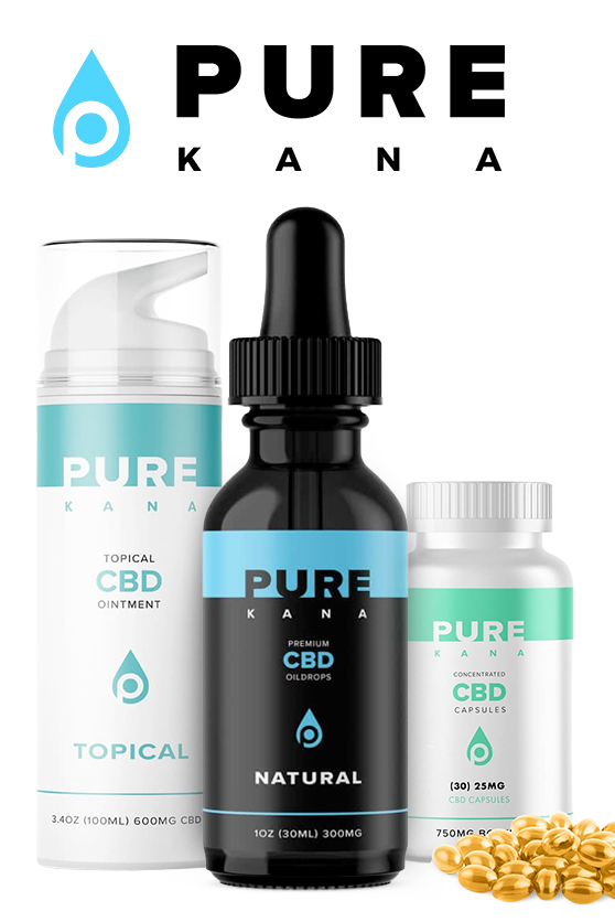 Pure Kana Natural CBD Oil 1000mg Mint CBD Oil 1000mg, Vanilla CBD Oil ...